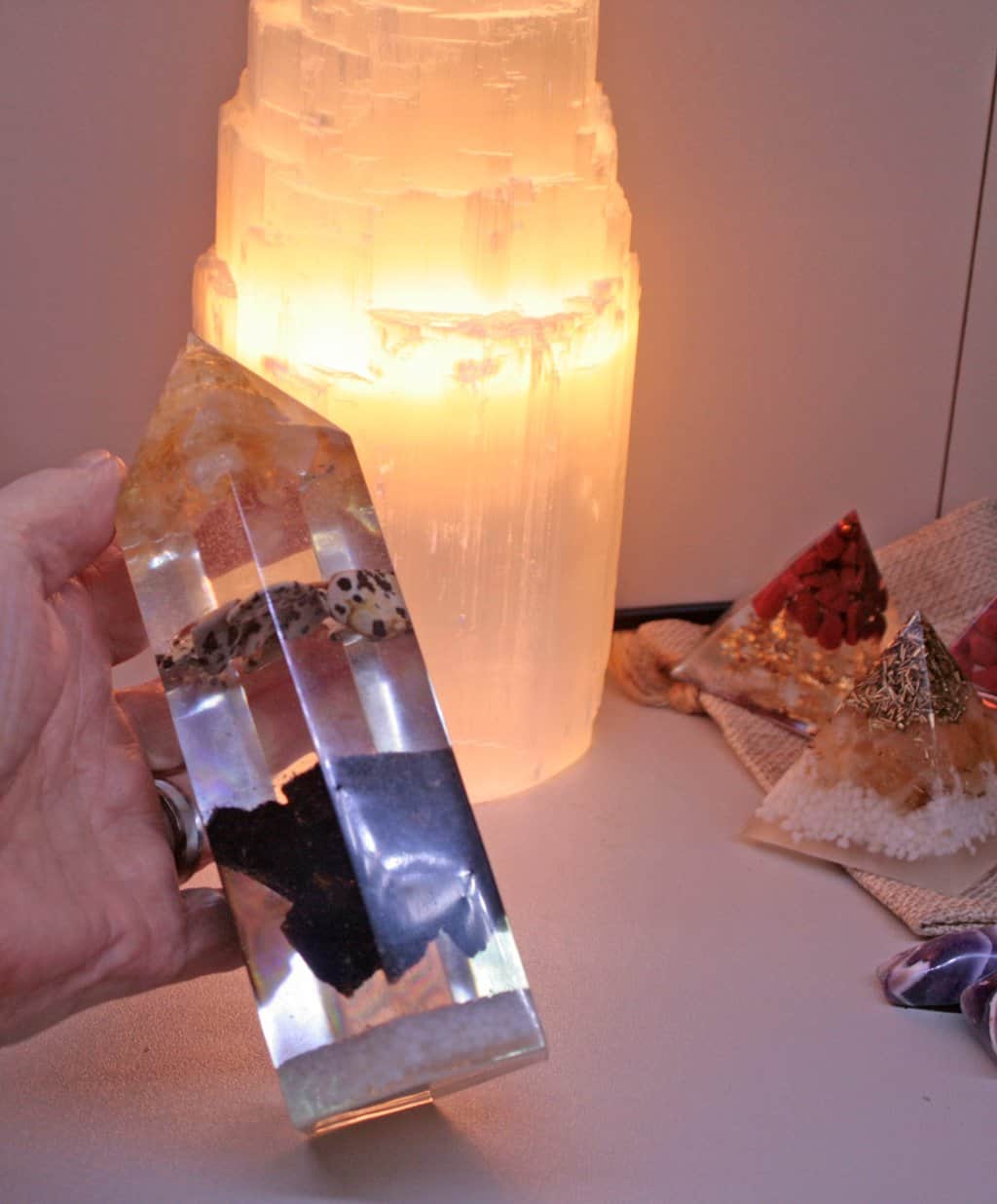 Crystal Orgone Point - Talisman of Joy & Manifestation - LIFEFLOWS