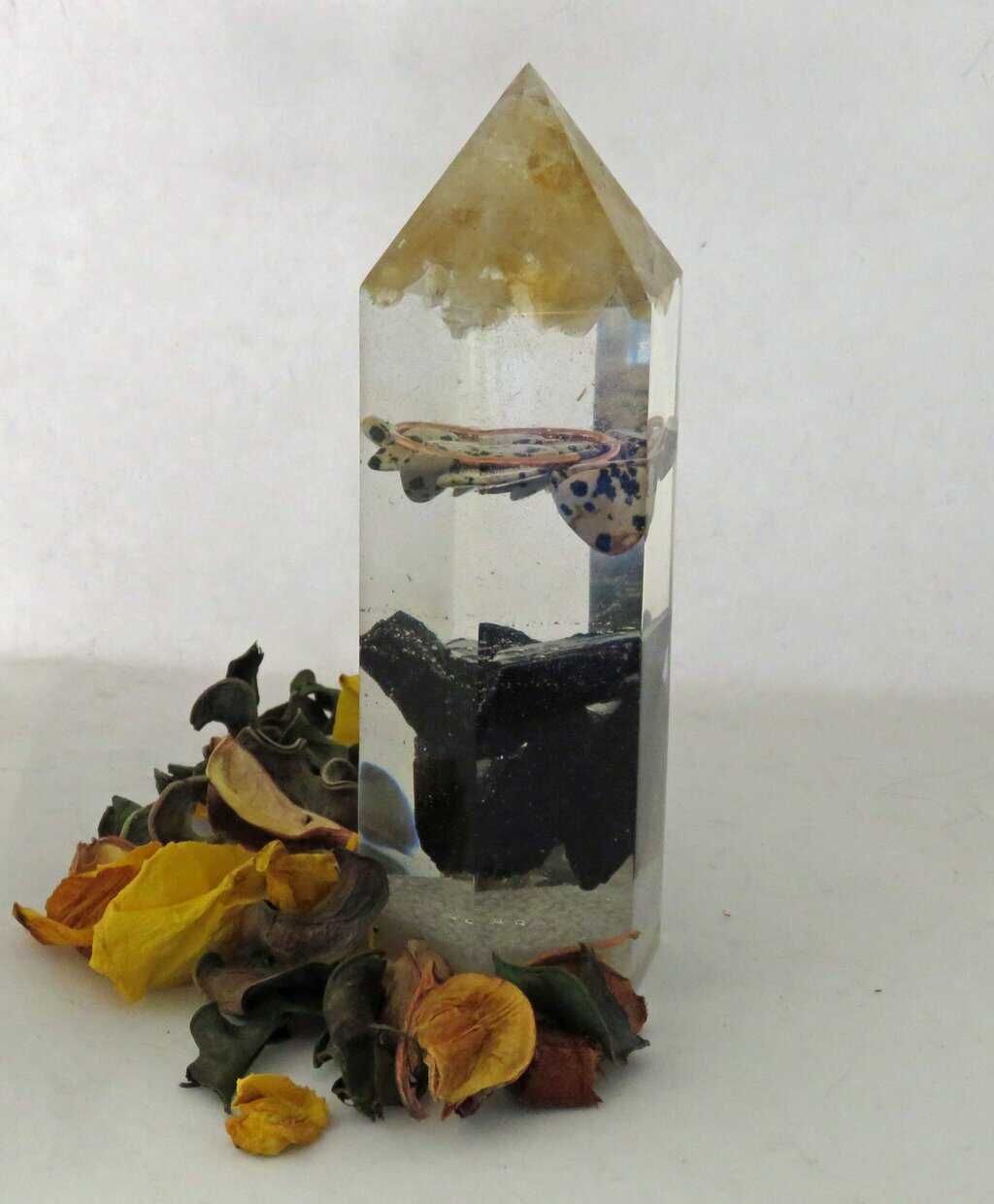 Crystal Orgone Point - Talisman of Joy & Manifestation - LIFEFLOWS