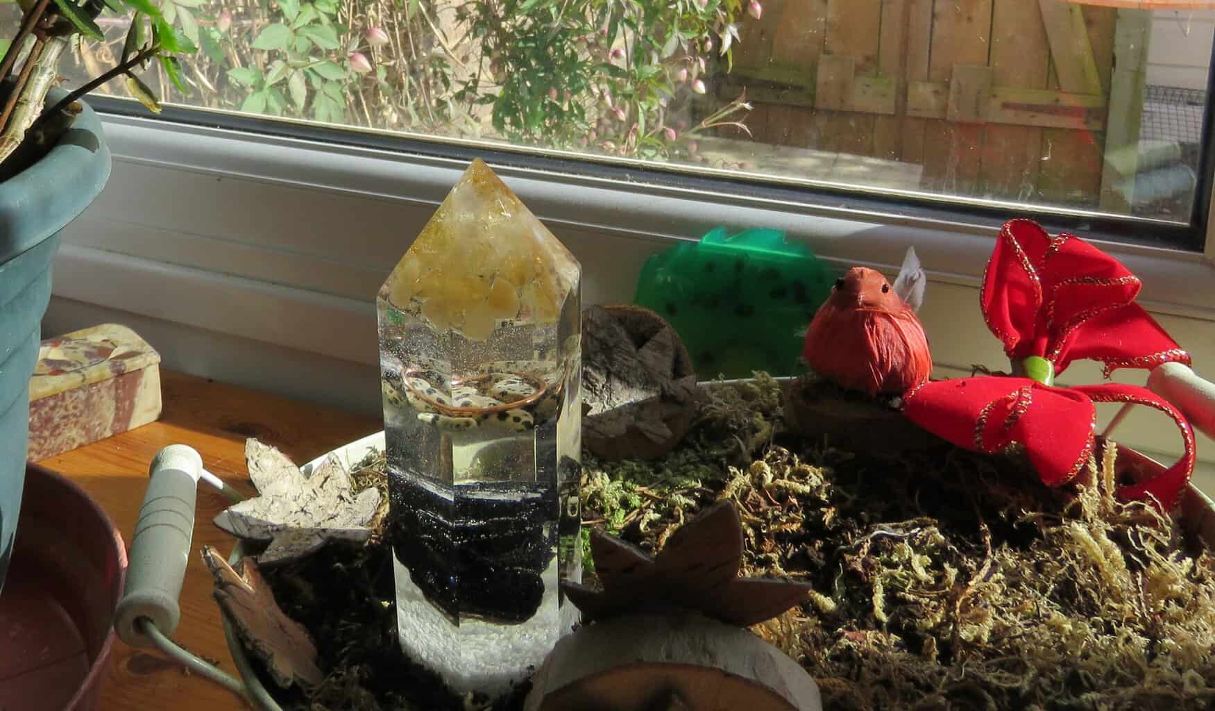 Crystal Orgone Point - Talisman of Joy & Manifestation - LIFEFLOWS